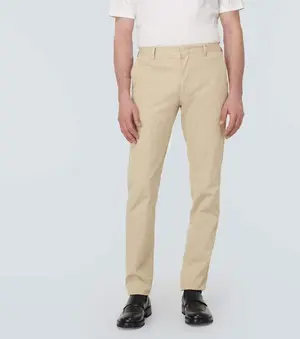 Zegna Cotton-blend Chinos - Beige