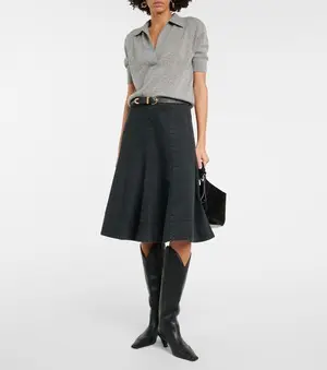 Khaite Shrunken Jo Polo Sweater