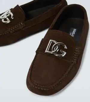 Dolce & Gabbana Suede Loafers - Brown