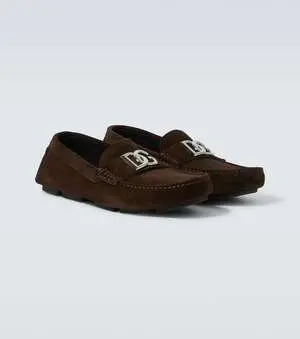 Dolce & Gabbana Suede Loafers - Brown