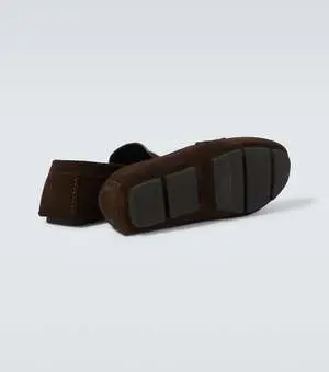 Dolce & Gabbana Suede Loafers - Brown