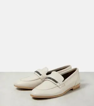 Brunello Cucinelli Leather Loafers