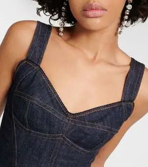 Dolce & Gabbana Denim Bustier