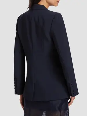 Cinq À Sept Karlie Crepe Blazer - Navy
