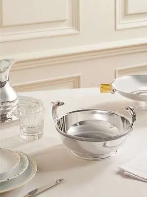 Christofle Malmaison -plated Bowl