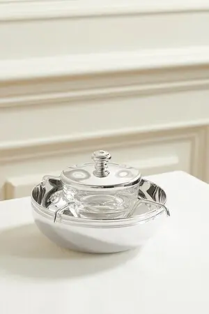 Christofle Albi -plated Caviar Serving Set - Silver