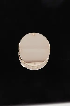 Chloé Atelier Jolie Penelope Leather-trimmed Velvet Clutch