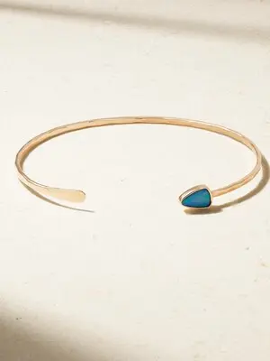 MELISSA JOY MANNING 14-karat Recycled Opal Cuff - Gold