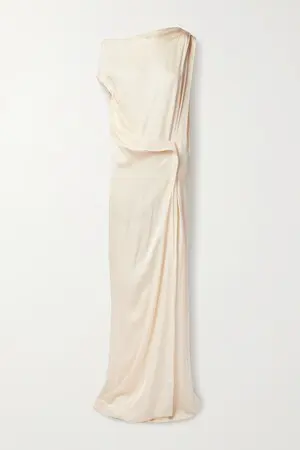 Bondi Born Ardea Draped Seersucker Maxi Dress