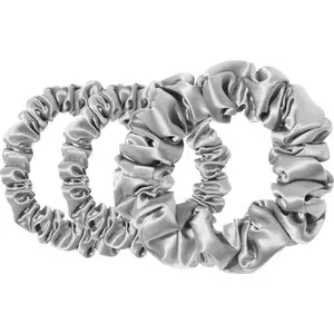 Slip 3-pack Silk Scrunchie Set - Silver