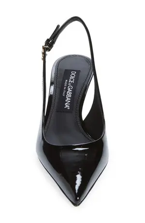 Dolce & Gabbana Lollo Patent Slingback Pumps