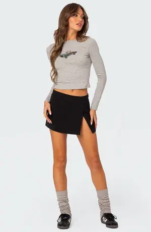 EDIKTED Sweet Ride Crop Top
