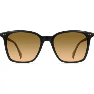 Raen Darine Oversized Polarized Square Sunglasses - Recycled Black/reposado Grad