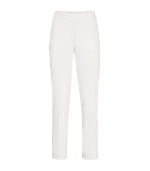 Brunello Cucinelli Stretch-cotton Twill Tailored Trousers