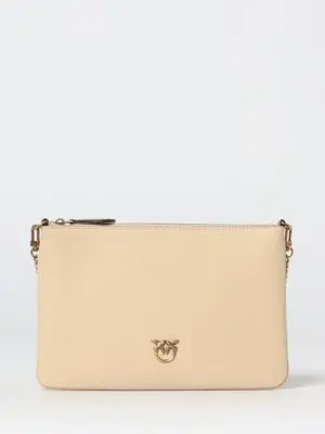 Pinko Love Birds Clutch Bag - Beige