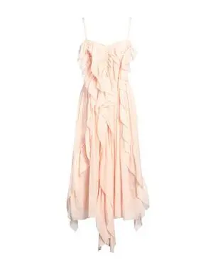 Chloé Midi Light Ramie Dress