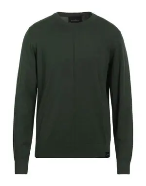 John Richmond Knit Crewneck Sweater - Dark Green