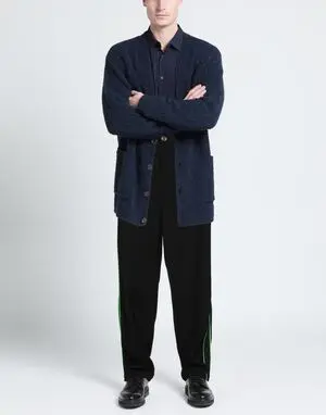 Versace Straight Leg Trousers With Side Seam Stripes