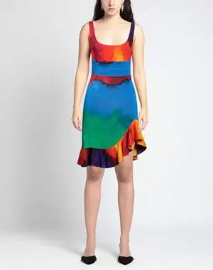 Rabanne Mini Dress Cupro Elastane - Blue