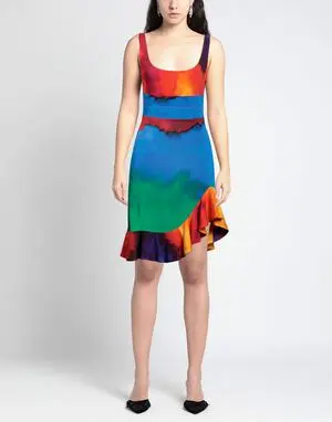Rabanne Mini Dress Cupro Elastane - Blue
