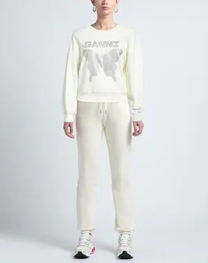 GANNI Sweatshirt With Metallic Butterfly Print