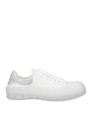 Alexander McQueen Low-top Leather Sneakers - White