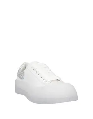 Alexander McQueen Low-top Leather Sneakers - White