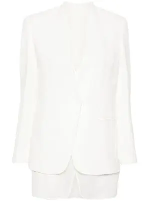 Brunello Cucinelli Layered Single-breasted Blazer