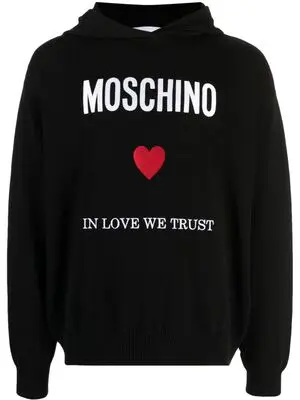 Moschino Drop Shoulder Sweatshirts Hoodies For Men