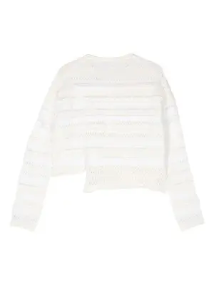 Y’s Asymmetric Hem Knitted Cardigan