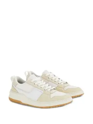 FERRAGAMO Panelled Leather Sneakers