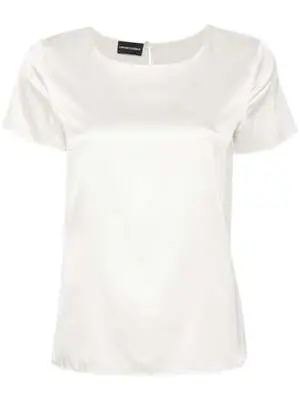Emporio Armani Round Neck Blouses