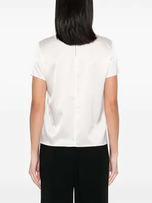 Emporio Armani Short Sleeve Blouse - White
