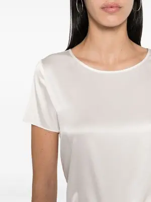 Emporio Armani Short Sleeve Blouse - White