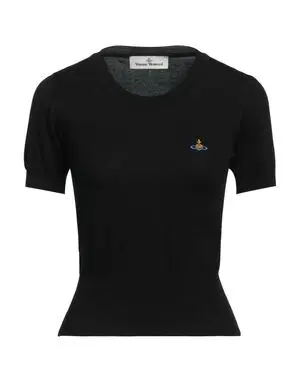 VIVIENNE WESTWOOD Cotton Knit Sweater - Black