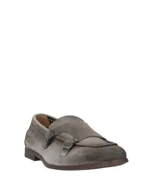DOUCAL'S Leather Loafers - Grey