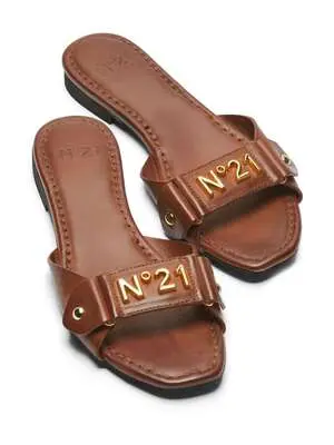 N°21 Logo Leather Sandals