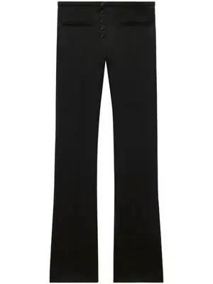 COURREGES Courrèges Low-Rise Flared Trousers