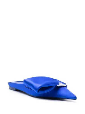 FERRAGAMO Asymmetric Bow Mules