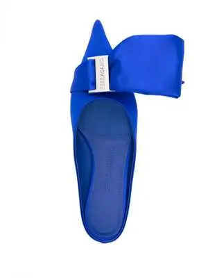 FERRAGAMO Asymmetric Bow Mules