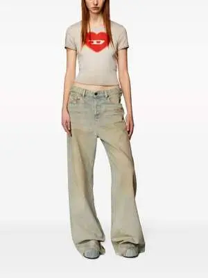 DIESEL® T-ele Heart D T-shirt - Neutrals