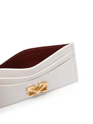 Off-White Jitney Simple Leather Cardholder