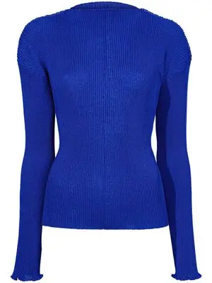 PROENZA SCHOULER Proenza Schouler Mock-Neck Ribbed Sweatshirt