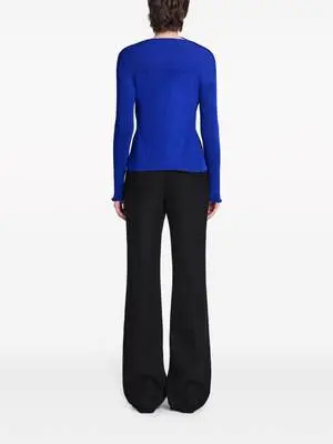 Proenza Schouler Mock-neck Ribbed Sweatshirt