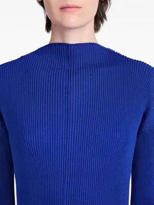Proenza Schouler Mock-neck Ribbed Sweatshirt