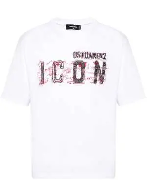 Dsquared2 Be Icon Cotton T-shirt - White