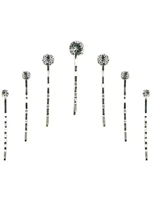 JENNIFER BEHR Misha Bobby Pin Set - Silver