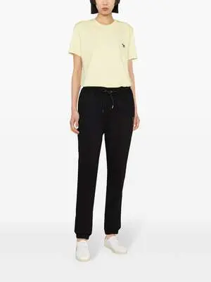 Paul Smith Zebra-patch Cotton T-shirt - Yellow