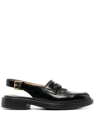 Thom Browne Slingback Leather Penny Loafers