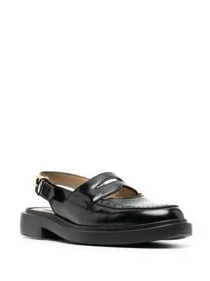Thom Browne Slingback Leather Penny Loafers
